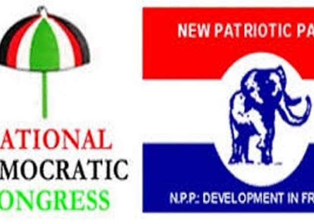 Npp Logo At The NPP Techiman South Campaign Launch And Inauguration Of