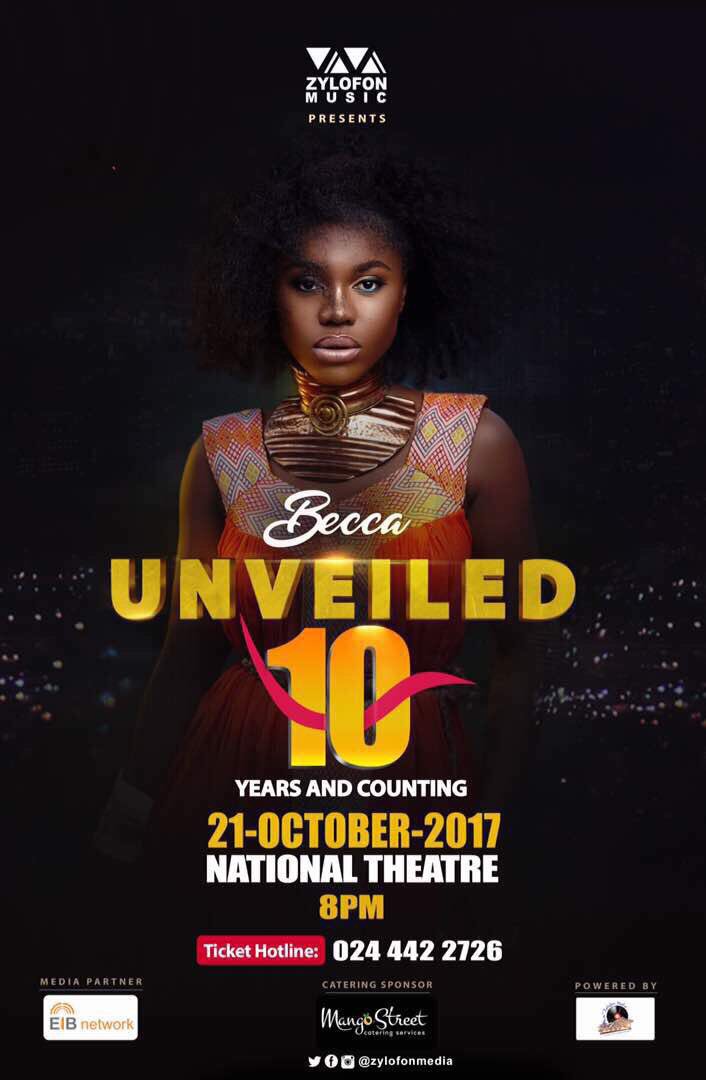 Celebrating A Decade in Ghana Music Industry: Becca Looks Forward To ...