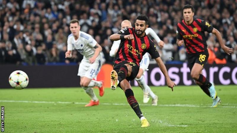 UCL: Ten-man Man City held by Copenhagen after missed penalty