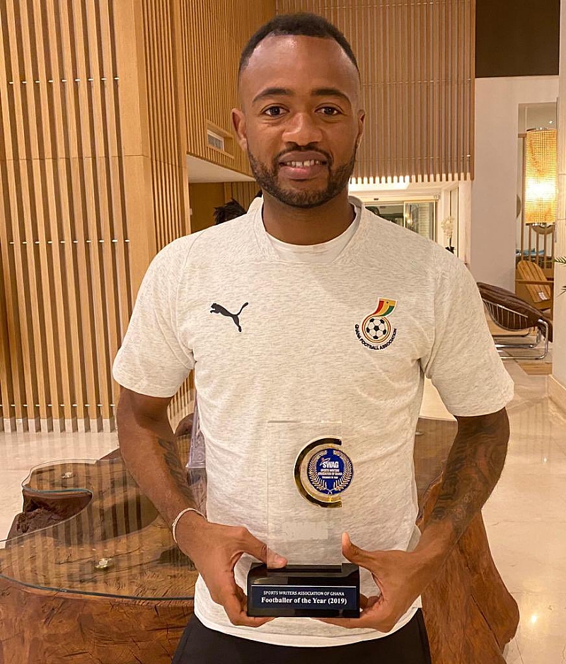 Delighted Jordan Ayew Grateful For SWAG Footballer Of The Year Award