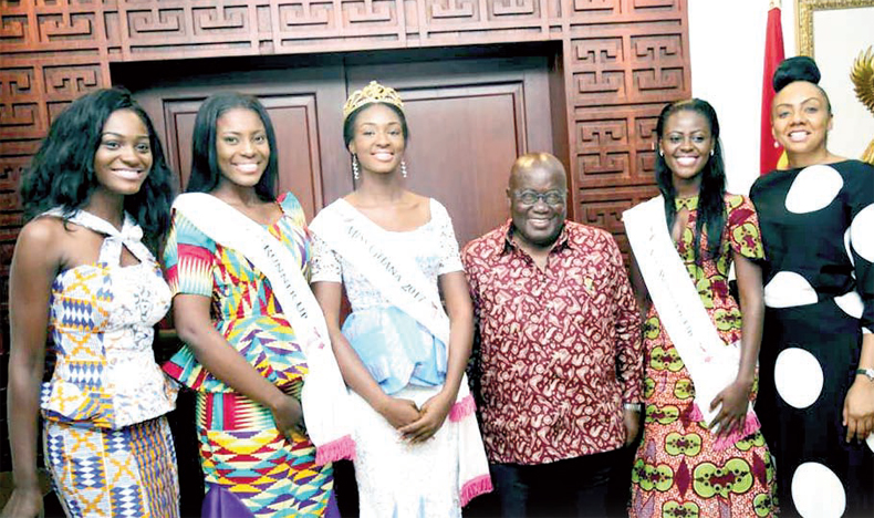 You Have Work To Do - President Tells Miss Ghana 2017