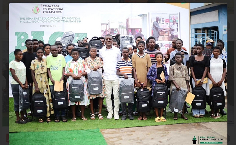 Tema East MP supports 800 students with back-to-school Initiative