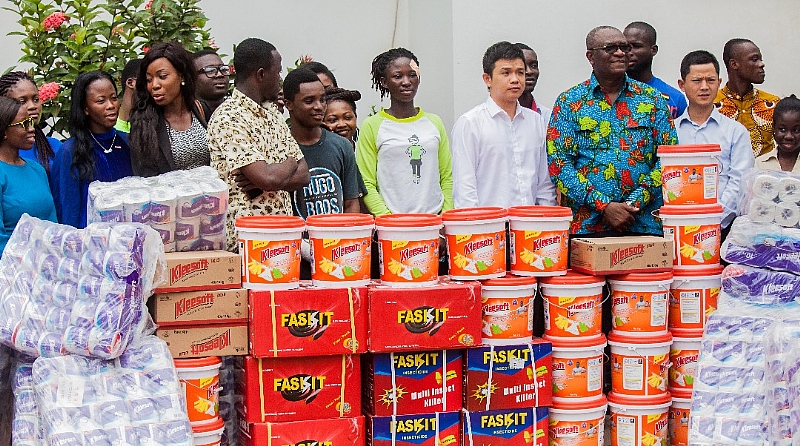SUNDA & TWYFORD Ceramics Support Legon Students Affected By Atomic Gas ...