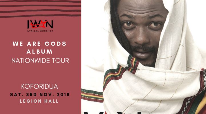 Iwan Set For “We Are Gods” Album Tour In Koforidua