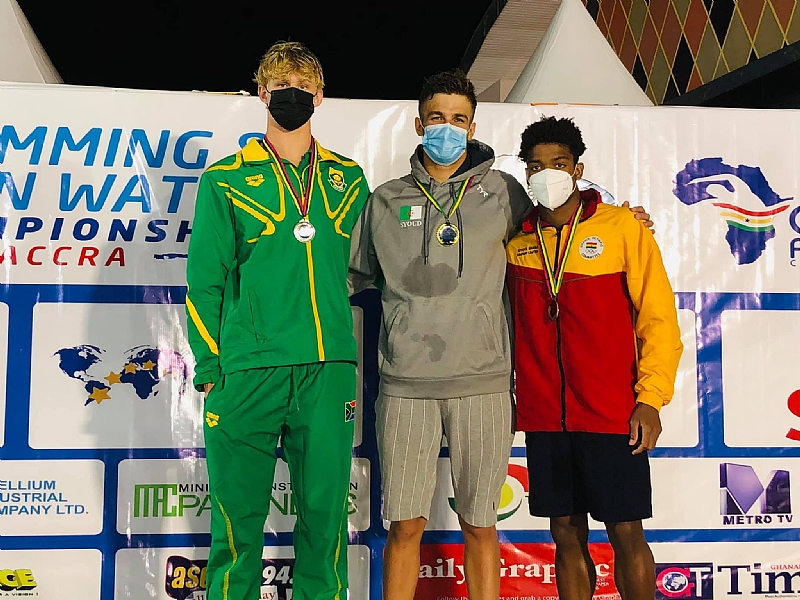 Medals winners at 14th CANA African Swimming & Open Water Championship