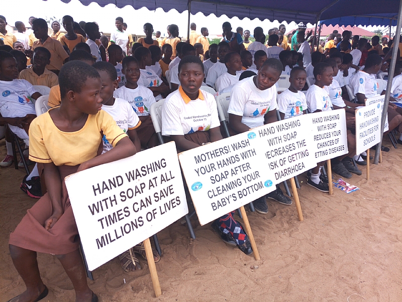 CWSA Educates School Children on Proper Handwashing with Soap