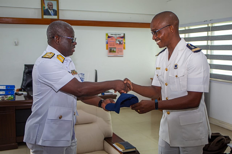 Togo Navy Ship and crew visits Western Naval Command