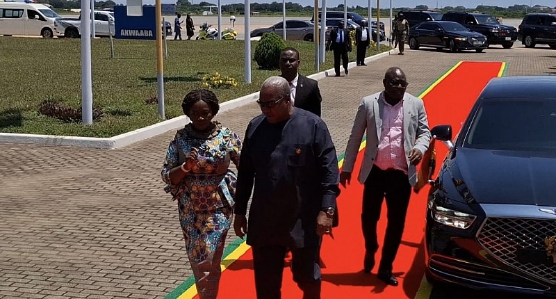 President Mahama returns from state visit to China