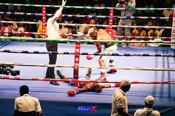John 'Magic Man' Quaye wins in R1 at Fight Night 15 of De-Luxy ...