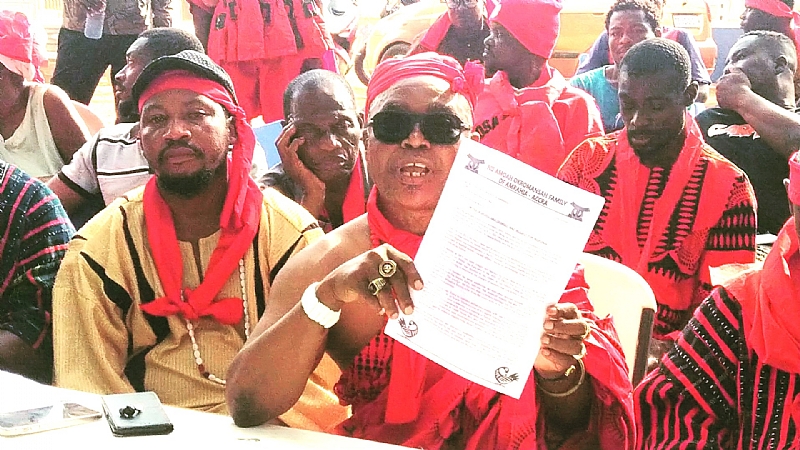 Nii Kojo Ashong III is not our chief; he's a thief and fraudster — Mankralo of Nii Amoah ...