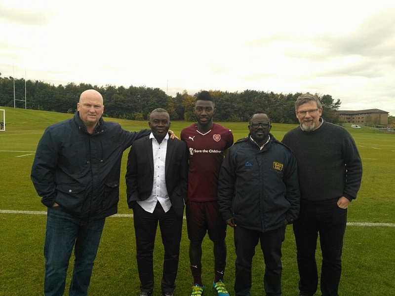 George Lamptey, Frank Oppong visit Scottish giants Hearts; set to watch ...