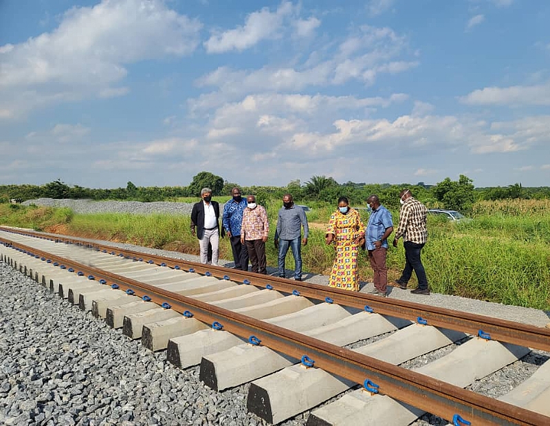 President Mahama orders extension of railway line from Tema Port to Dawa