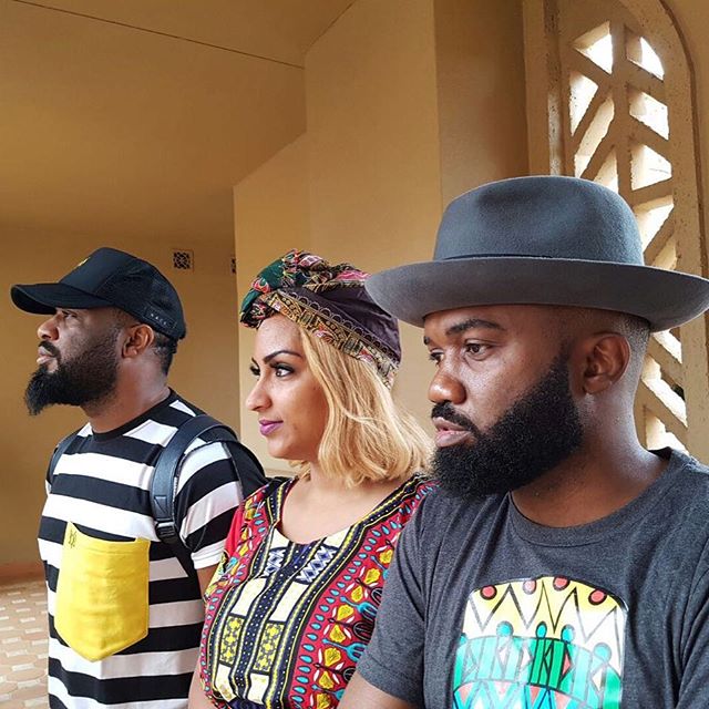 Noble Igwe Spotted in South Africa Rocking Contemporary Printed T-Shirt ...