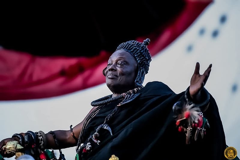 Oscar Kesse enstooled as Denkyira King with stool name Odeefuo Boa ...