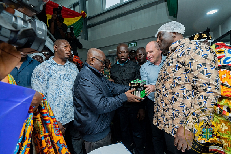 1D1F: President Akufo-Addo commissions new beer company in Nsawam