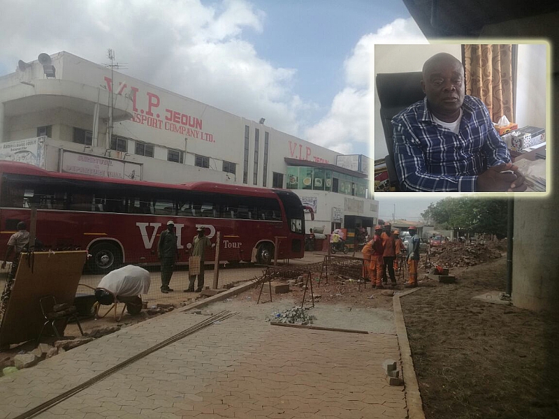 VIP Transport Buses Blocked