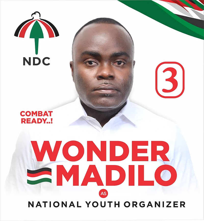 Wonder Madilo As NDC National Youth Organizer