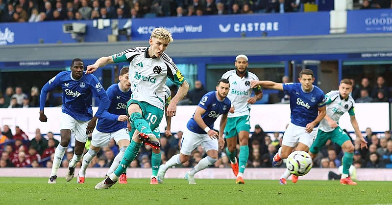 PL: Pickford saves Gordon penalty as Everton and Newcastle draw