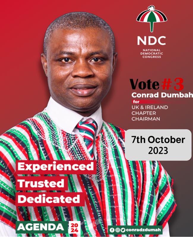 Conrad Dumbah: A Visionary Leader for NDC UK/Ireland Chapter