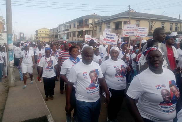 NPP Shakes Takoradi With ‘Victory Walk’