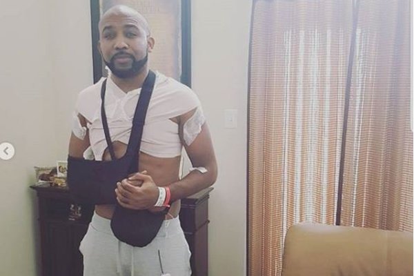 Photos: Banky W Undergoes Third Skin Cancer Surgery