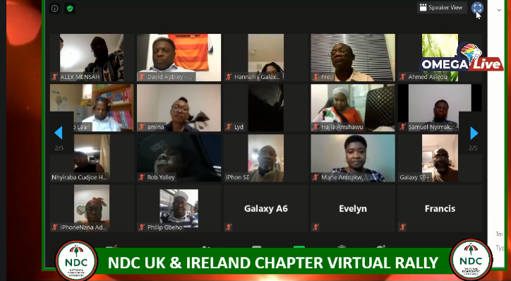 NDC UK And Ireland Chapter Hold Rally To Swear In Campaign Committee