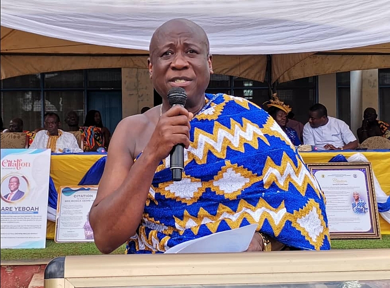 Your contribution to growth of Osei Tutu SHS unparalleled – Dr. Asare ...