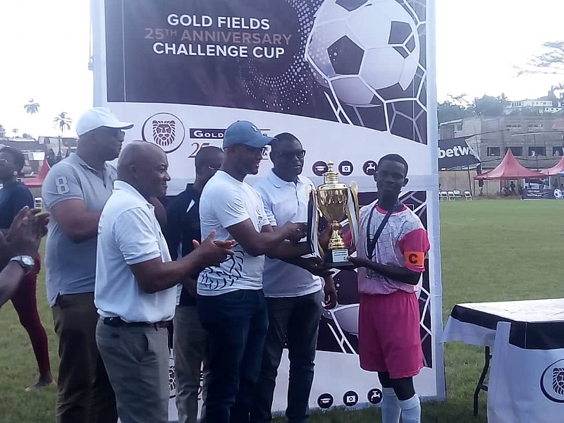 Fiaseman SHS wins Goldfields 25TH anniversary challenge cup football gala