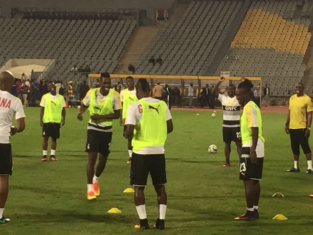 Possible Black Stars line up against Egypt