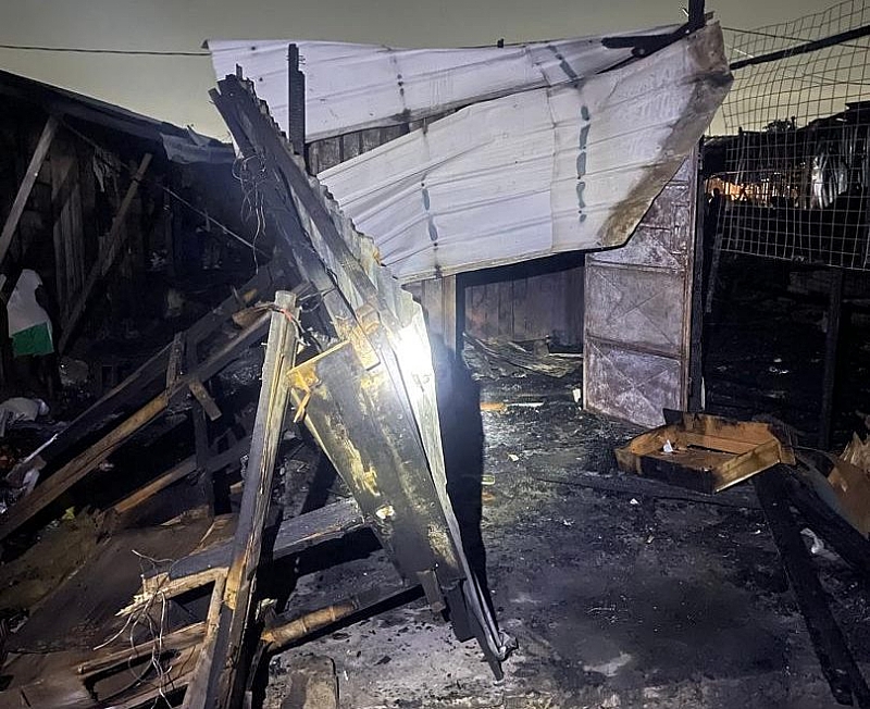 GNFS contain late-night fire at Mallam Atta Market in Accra