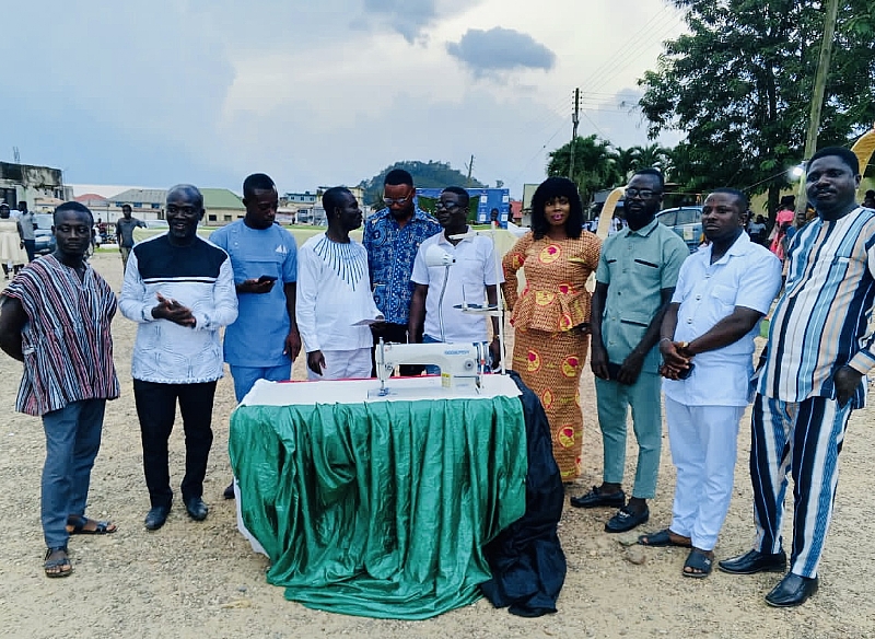Hon Robert Wisdom Cudjoe fulfils promise to Bogoso Seamstress Training ...