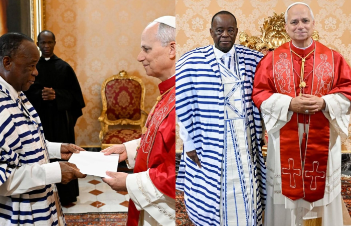 Ghana’s Ambassador to the Holy See presents credentials to Pope Leo XIV