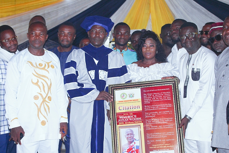 Akrofuom DCE bags Honorary Doctorate Degree for exemplary leadership