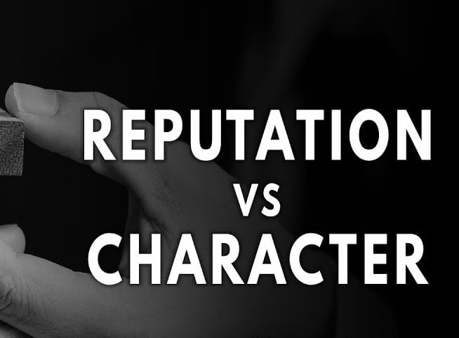Reputation versus Character and the Types of Responsibilities