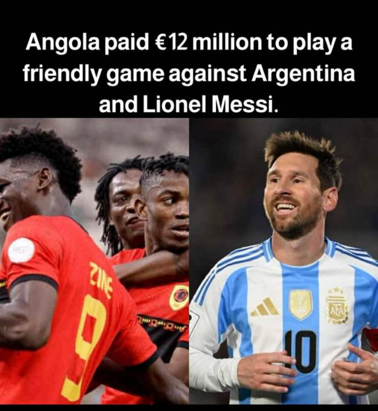 Football Imperialism: Angola Paid USD$12 -USD$13 Million To Argentina ...