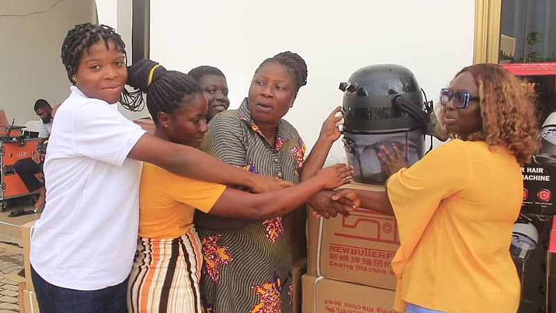 54 Volta girls receive start-up tools for apprenticeship