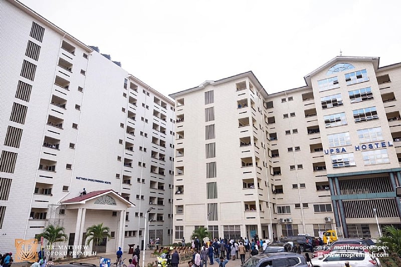 UPSA names hostel after Dr. Matthew Opoku Prempeh