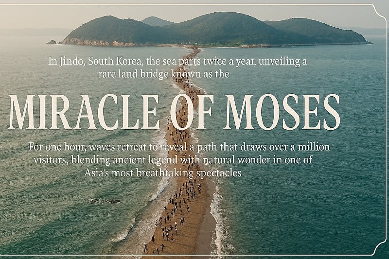 The Miracle of Jindo: Where the Sea Splits in Two