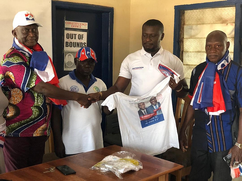 NPP Korea Communication Director Donates To Kwadaso Constituency