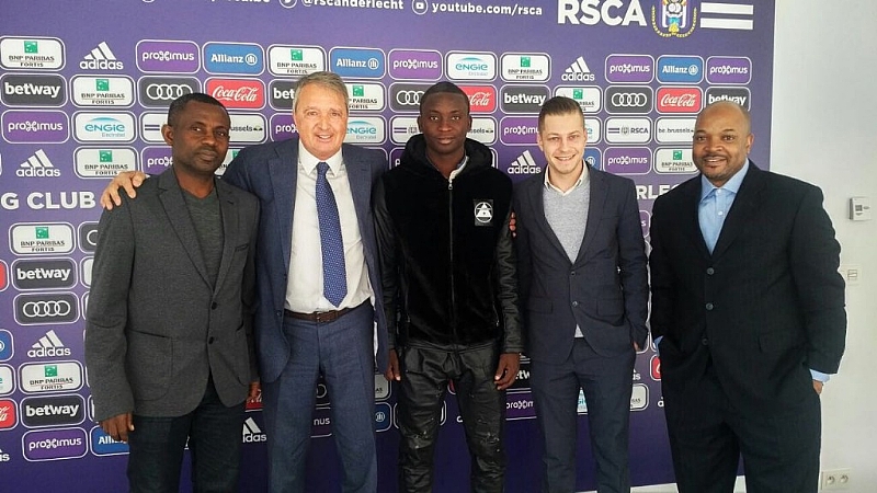 PHOTOS: Dauda Mohammed joins Anderlecht; starts training immediately