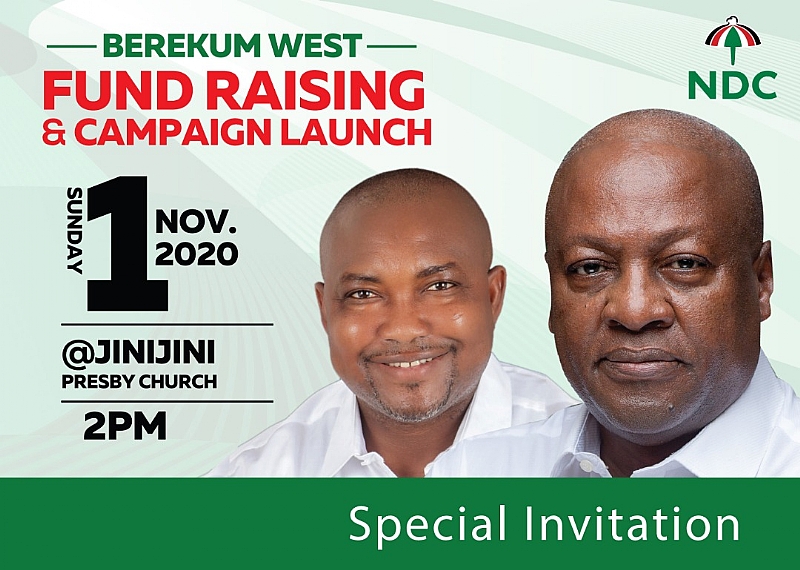 Berekum West NDC PC Grateful To All For Campaign Launch