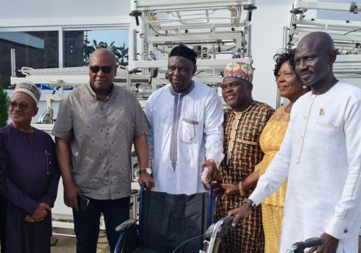 NDC Weija-Gbawe PC hopeful donates medical equipment to Mahama