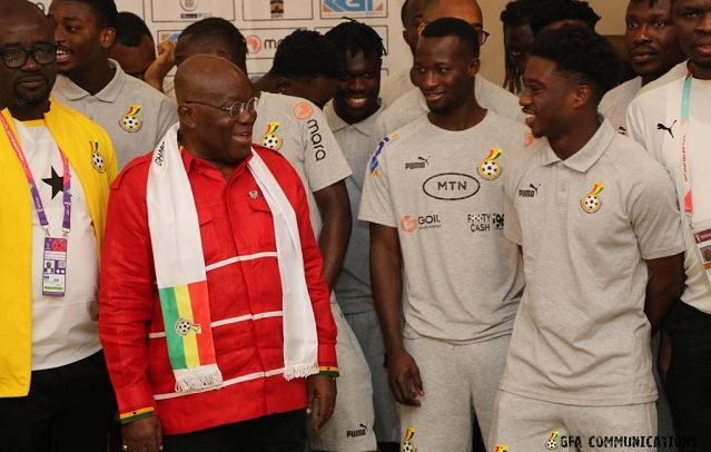 It was encouraging the President in camp with our players — Haruna ...