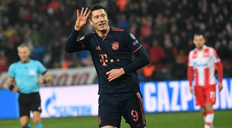 UCL: Lewandowski Makes History With Four Goals In 15 Minutes