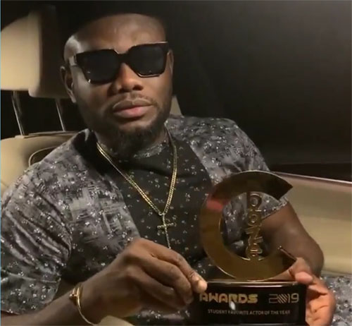 Prince David Osei Wins Students’ Favourite Actor