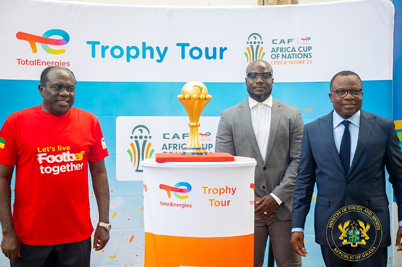 2023 TotalEnergies AFCON Trophy unveiled in Ghana