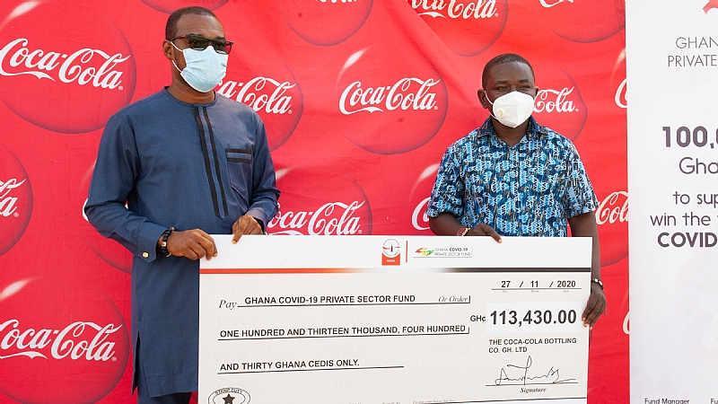 Coca-Cola Bottling Ghana donates over 100k to Covid-19 Private Sector Fund