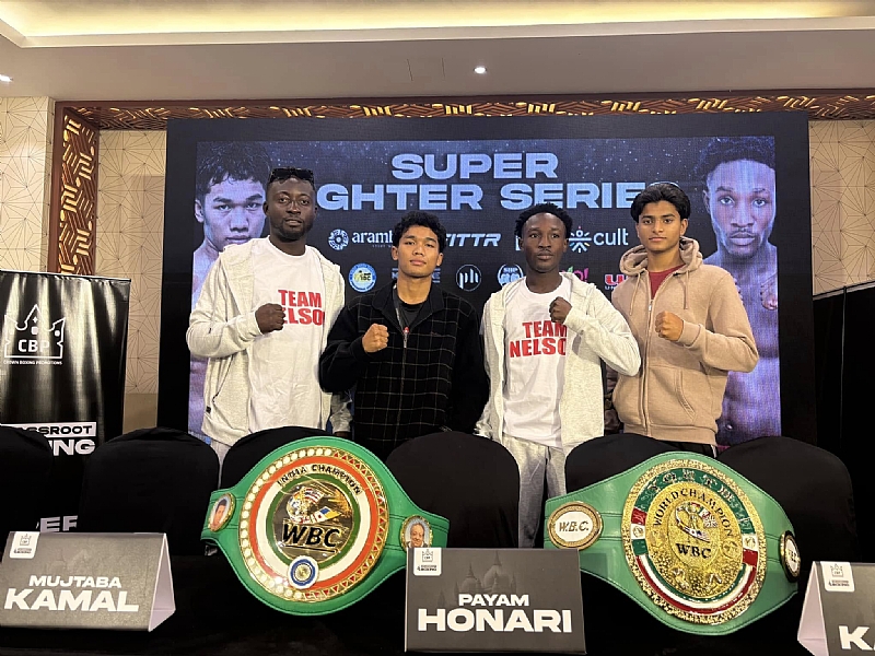 Michael Decardi Nelson and Laldinsanga Laldinsanga make weights for WBC youth world bantamweight ...