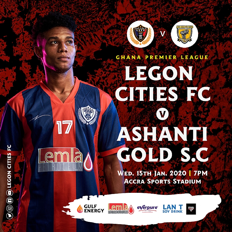 GPL Match Week 4: Legon Cities FC Unveil Ticket Prices For Ashanti Gold ...