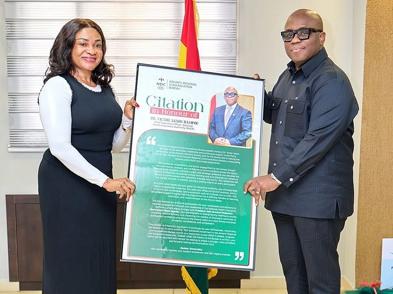 NHIA CEO honoured at Ashanti Regional Communication Retreat